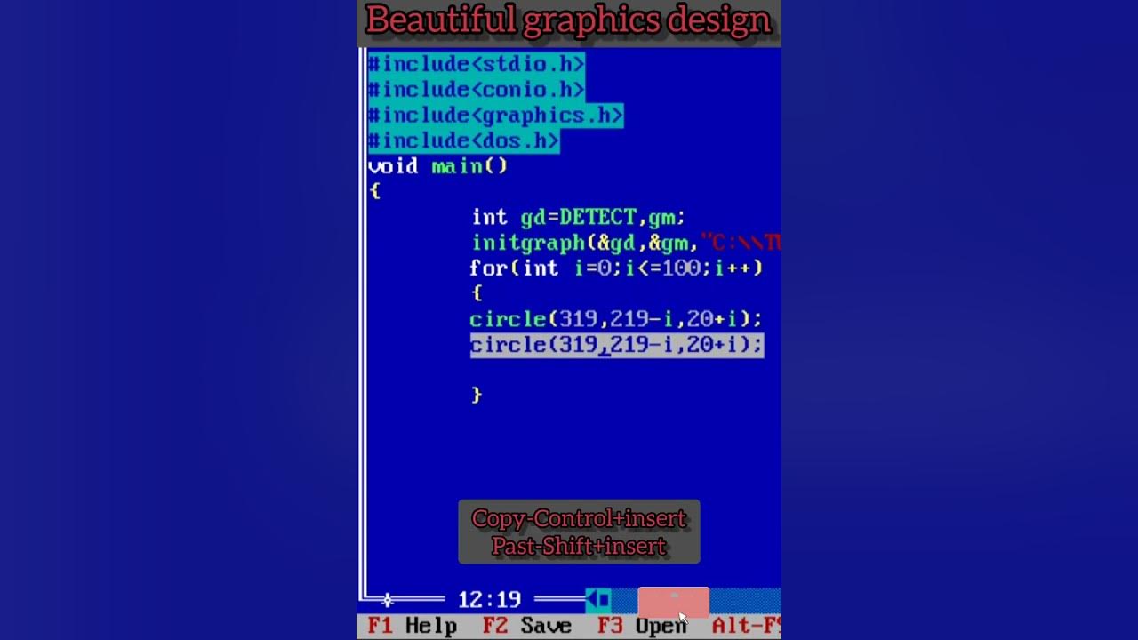 38 C Programming Graphics Design In C Teachtechno Forloop Graphicdesigner Shorts