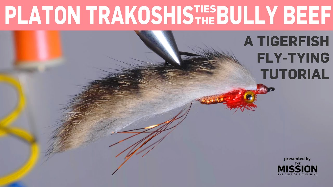 Fly for tigerfish | BULLY BEEF – Step-by-step fly tying by Platon ...