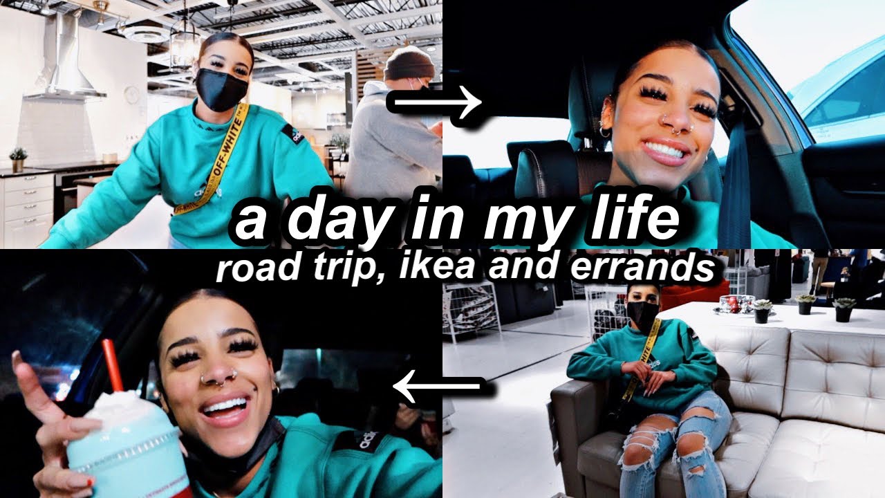 vlog: spend a day with me! road trip, ikea, errands & more! | Azlia ...