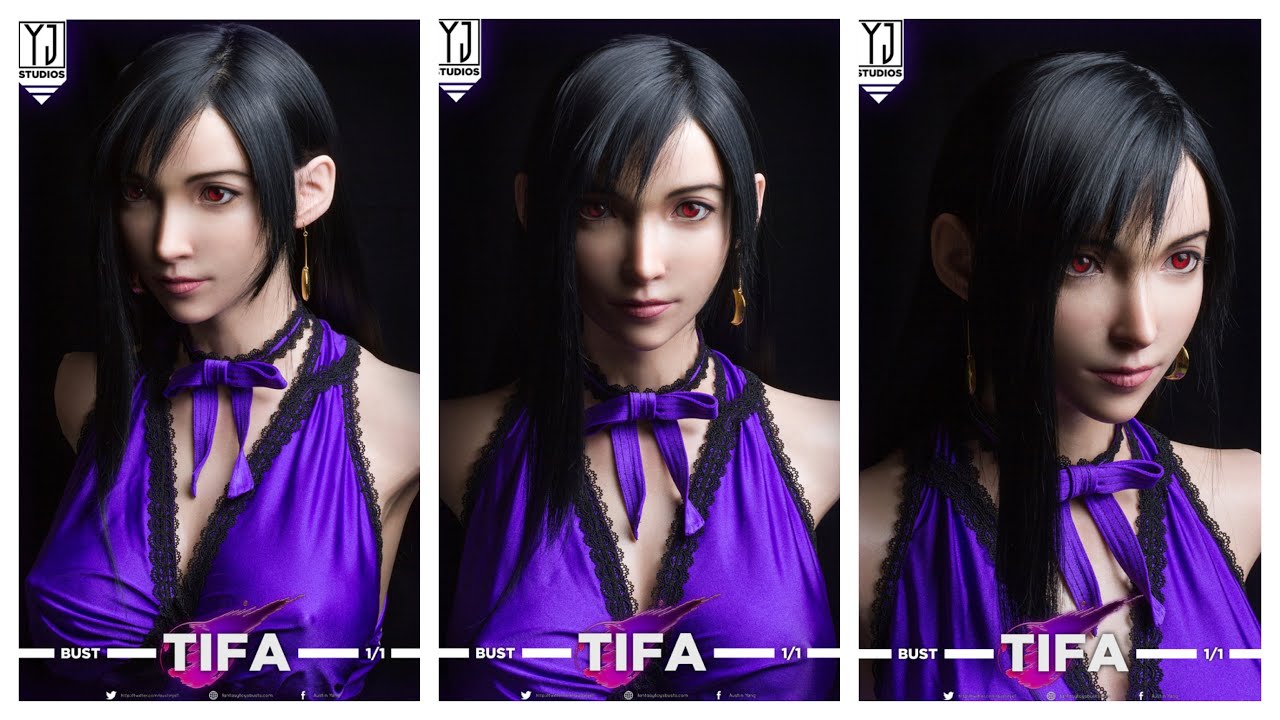 YT Studio Mature Dress Tifa 1/1 Bust Preview - YouTube