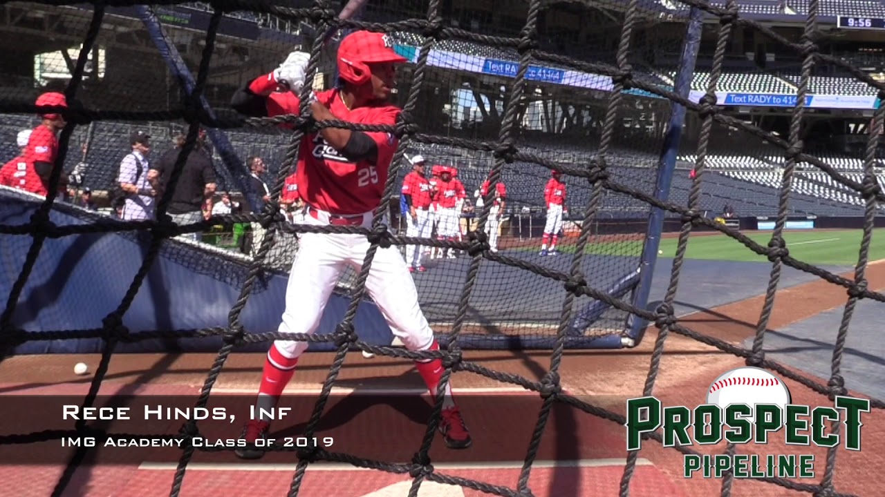 Rece Hinds Prospect Video, Inf, IMG Academy Class of 2019 - YouTube