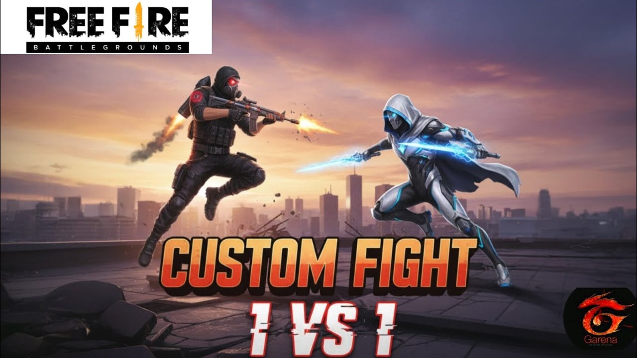 Custom 1 VS 1 FIGHT #freefire #trending - YouTube