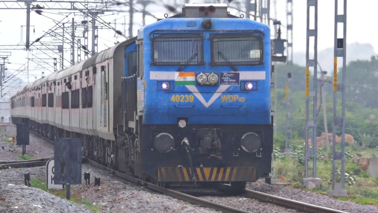 my dream came true lot of days spotted this train with normal WDP4D ...