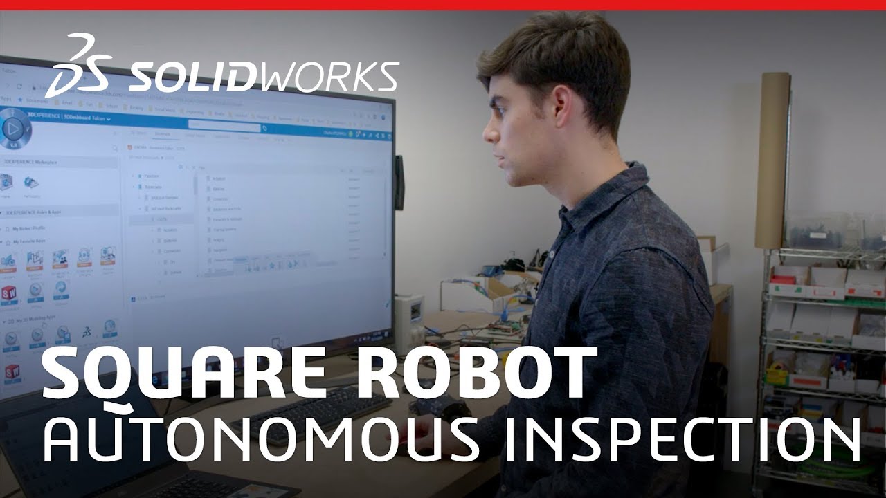 Square Robot - Autonomous Inspection in Harsh Environments - SOLIDWORKS ...