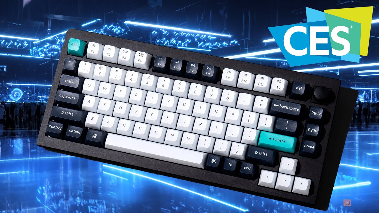 First Look: KeyChron New ‘Hall Effect’ Keyboard - CES 2024 - YouTube