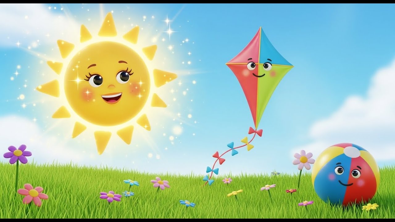 Colors of the Sunny Summer Day ☀️🌼 | Learn Colors for Kids | Fun ...