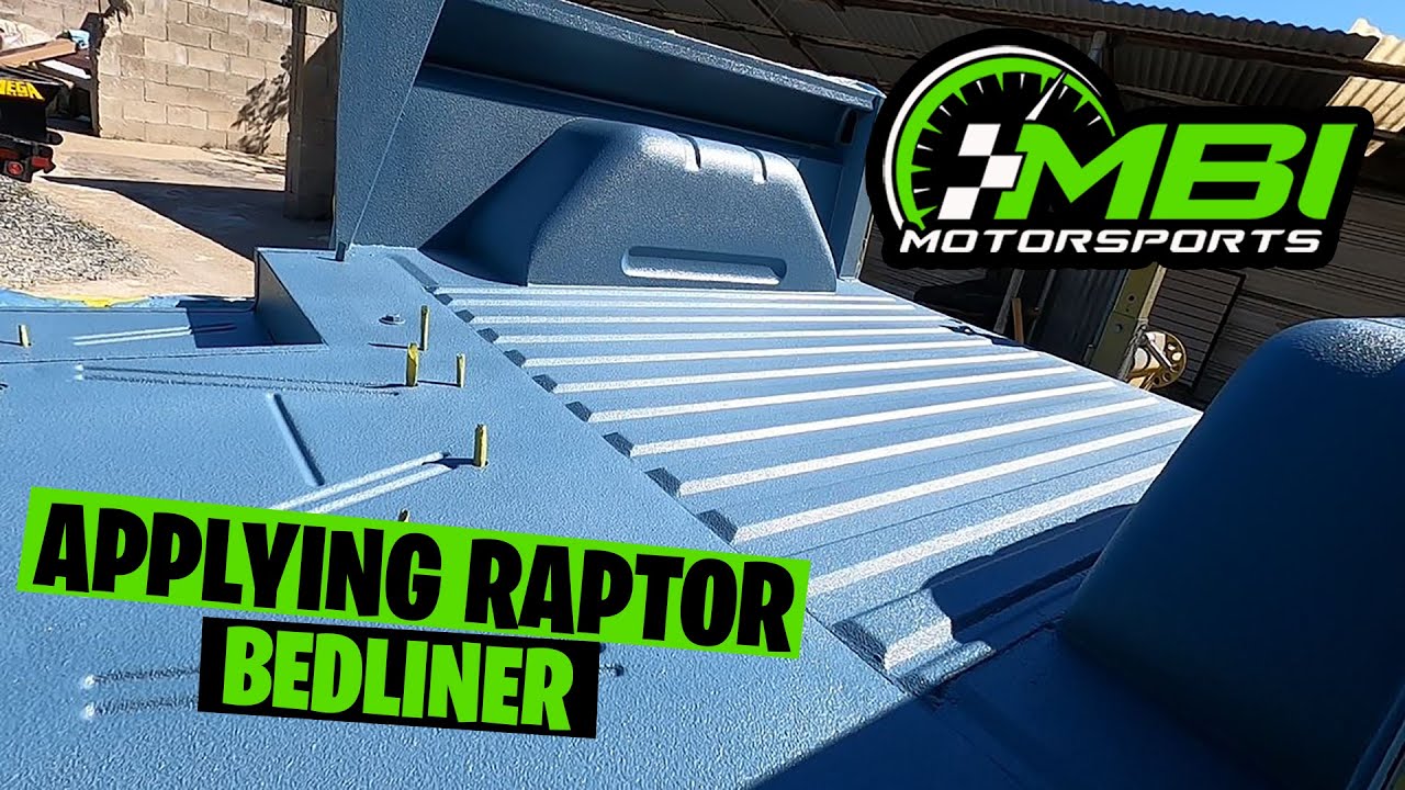 1966 to 1977 Early Bronco gets color matched Raptor bed liner - YouTube