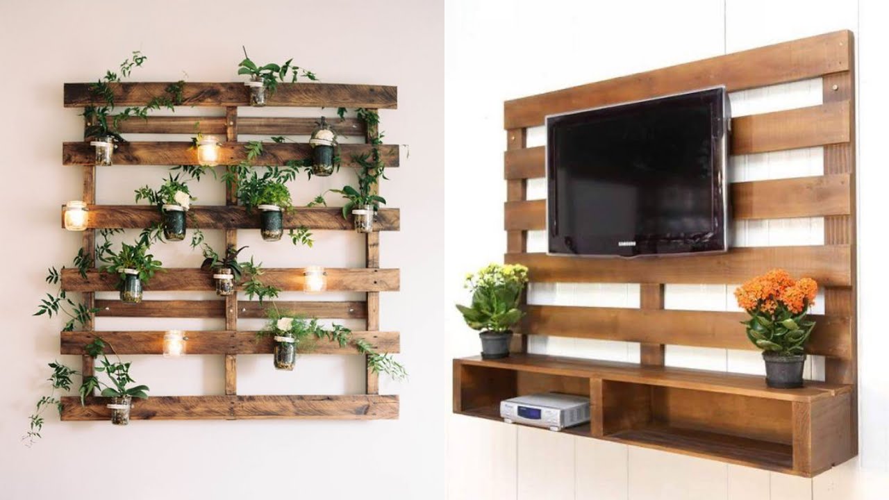 100+ idées de décorations fait avec des palettes - YouTube