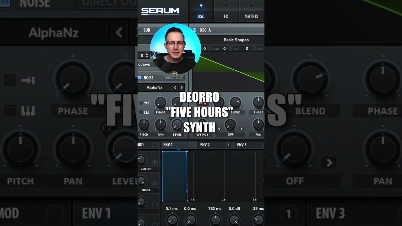 How to: Deorro “Five Hours” Super Saw Synth in Serum #samsmyers #sounddesign #shorts - YouTube