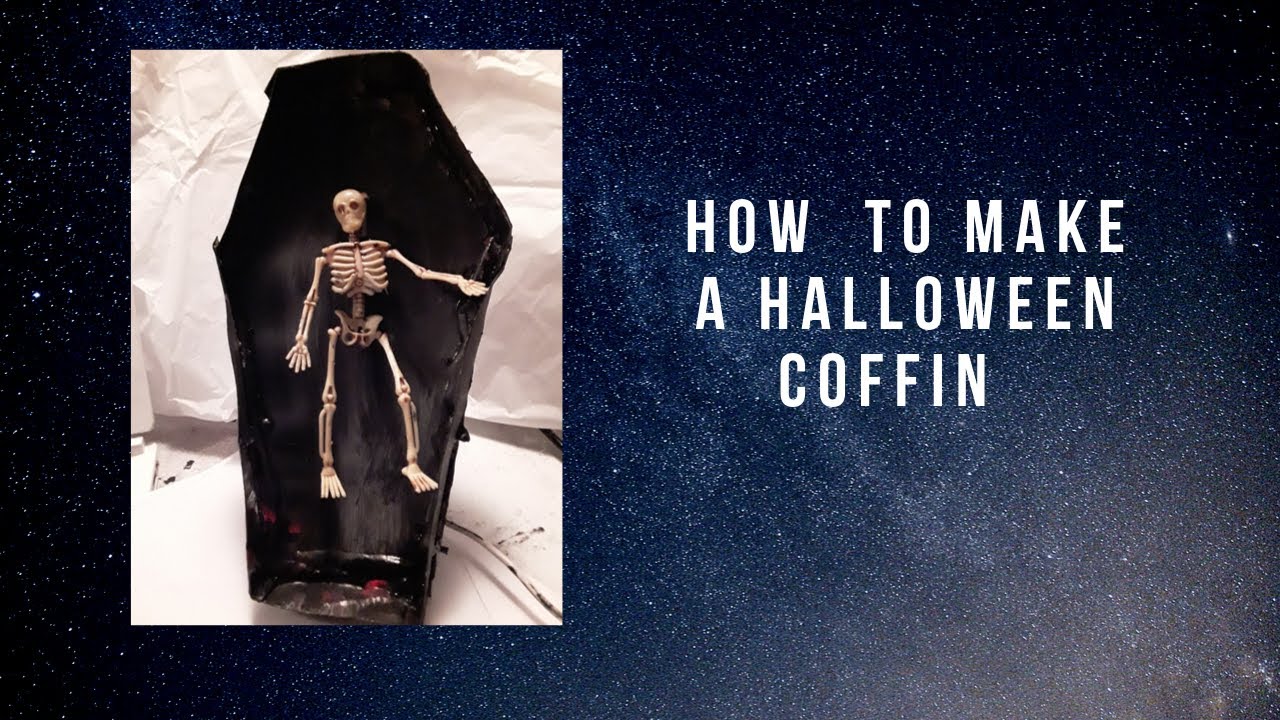 How to make a Halloween Coffin Tutorial. - YouTube