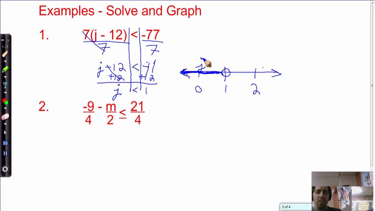 25. Multi-Step Inequalities (8th Grade) - YouTube