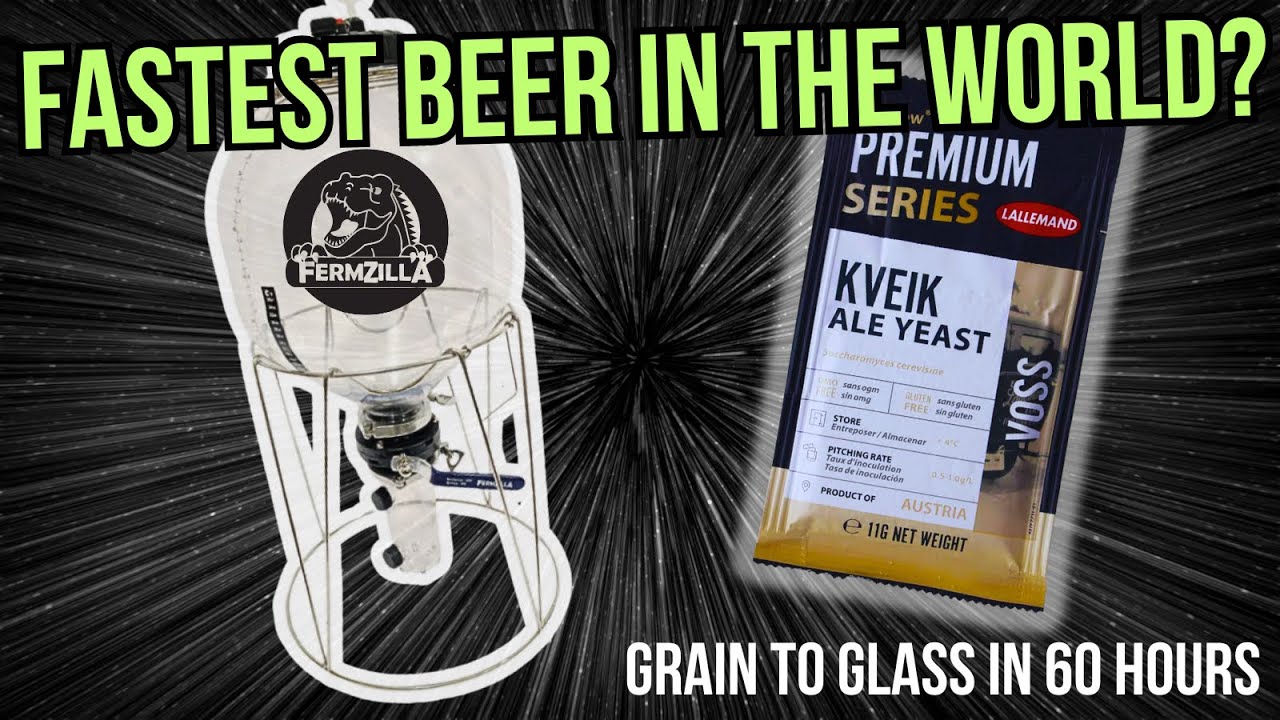 Fastest Beer in the World? FermZilla and Kveik | Grain to Glass 60 ...