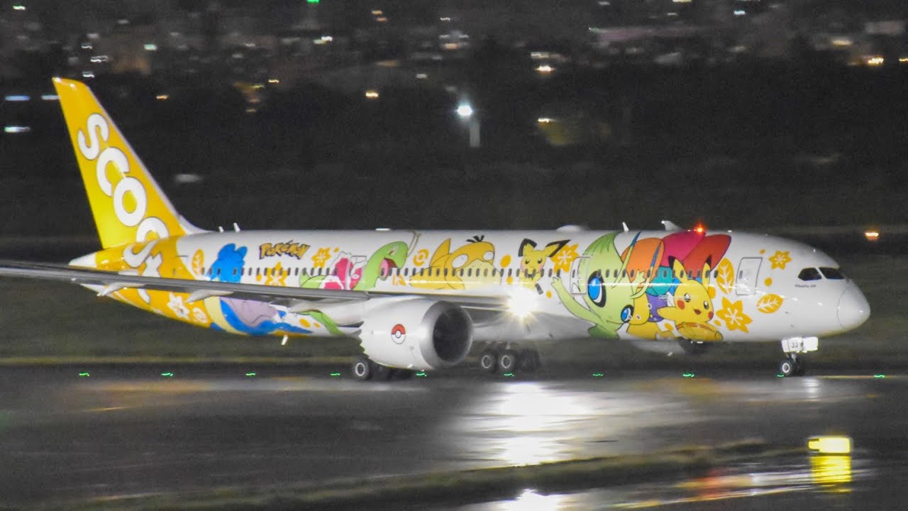 Scoot Pokémon livery in Taoyuan！！2022.12.10 TR896 Taipei-Seoul takes ...