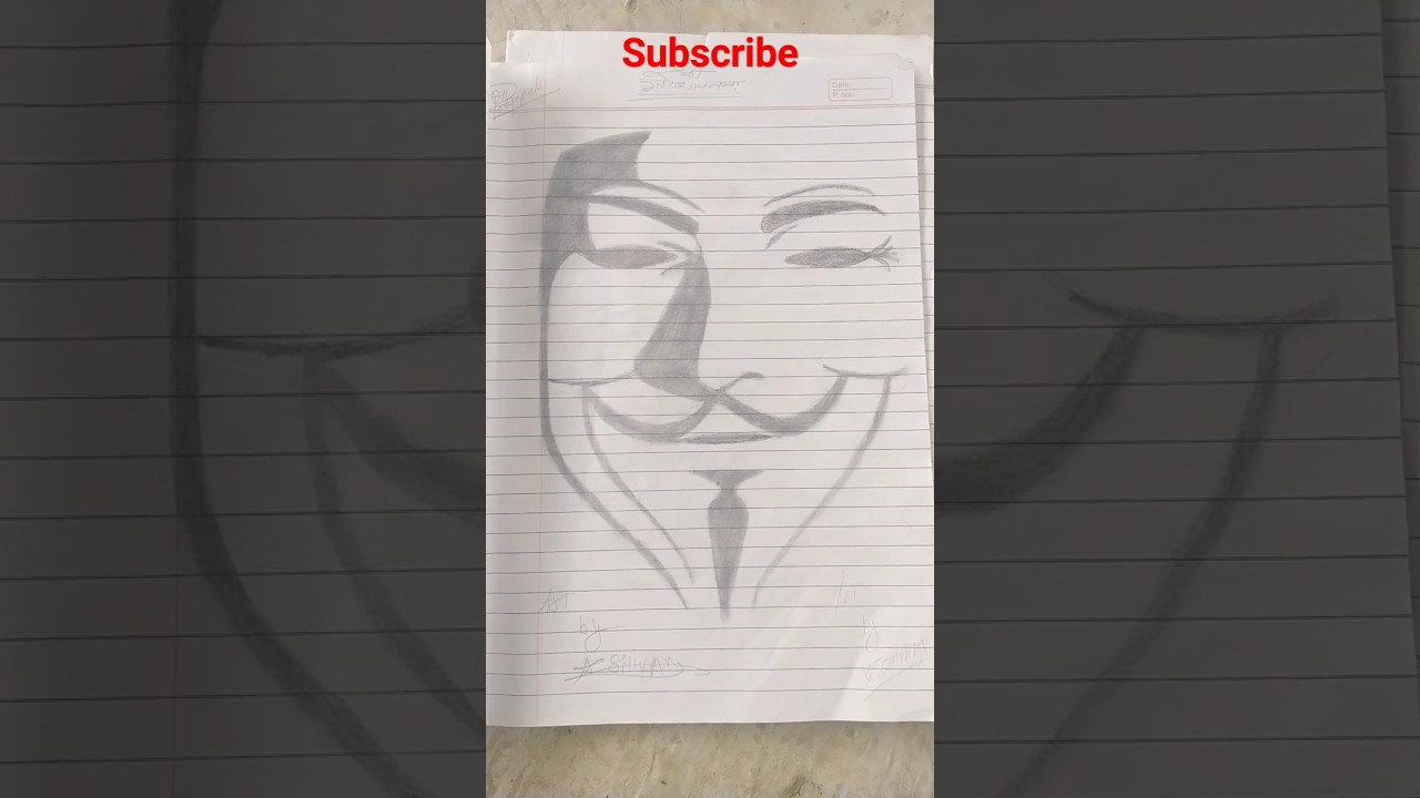 I draw a hacker Face#viral #ytshorts #trending #popular #shortsviral # ...