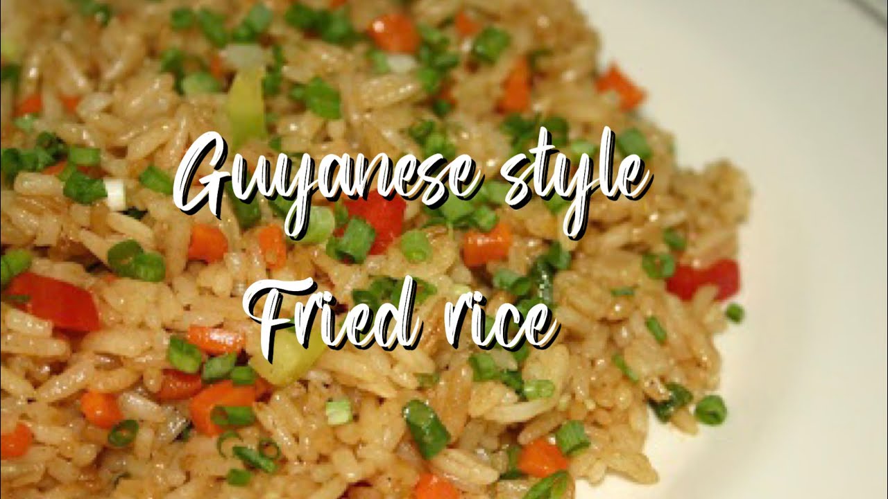 How to cook Guyanese fried rice - YouTube