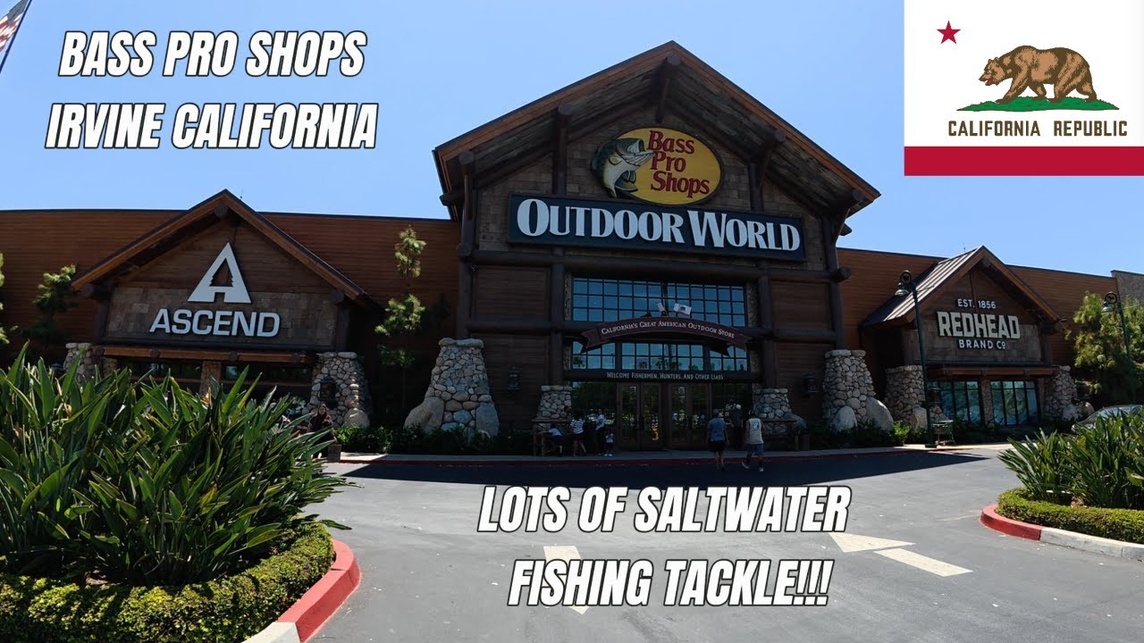 Visitng the NEWEST Bass Pro Shops! Irvine, California - YouTube