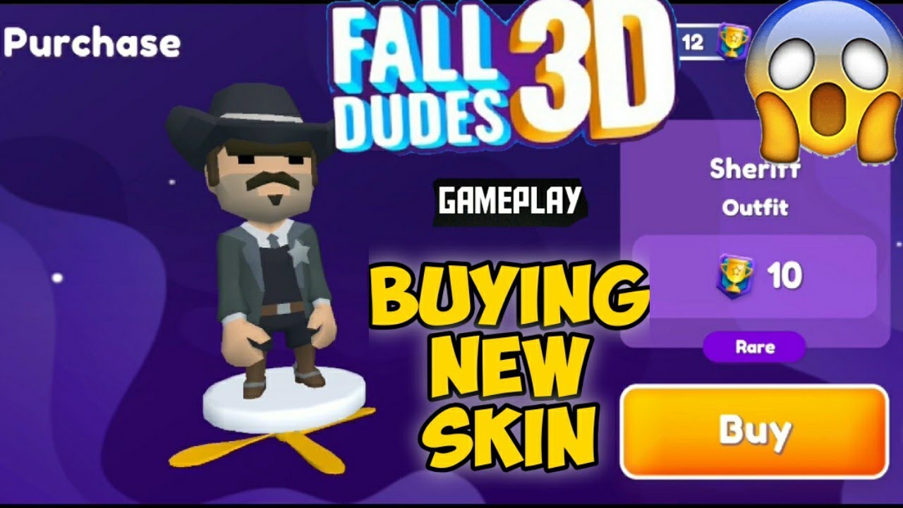 fall dudes 3D buying new outfit| fall 3D multiplayer announcement - YouTube