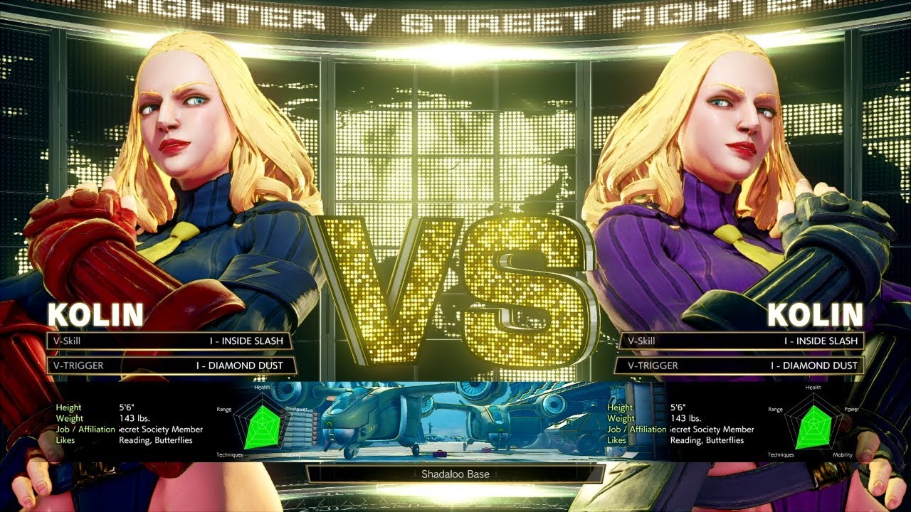 STREET FIGHTER V - MODS - KOLIN AS THE DOLLS (PC ONLY) - YouTube