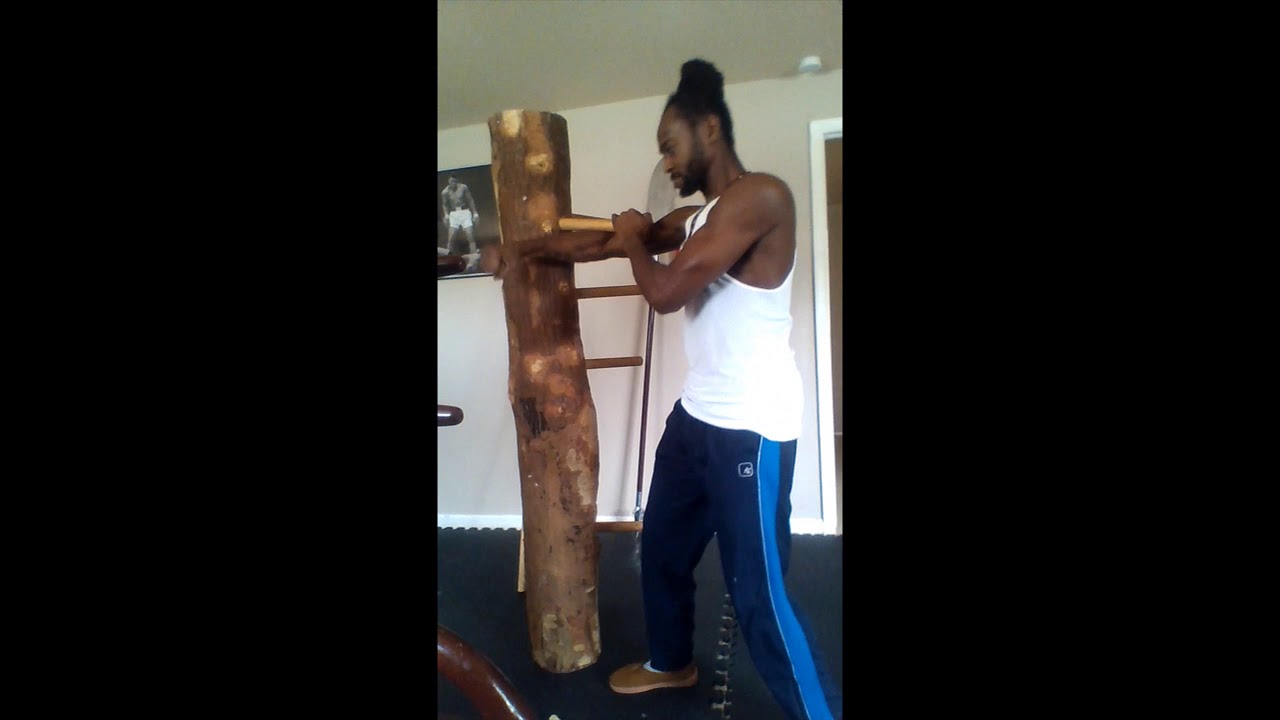 My Homemade Wooden Dummy - YouTube