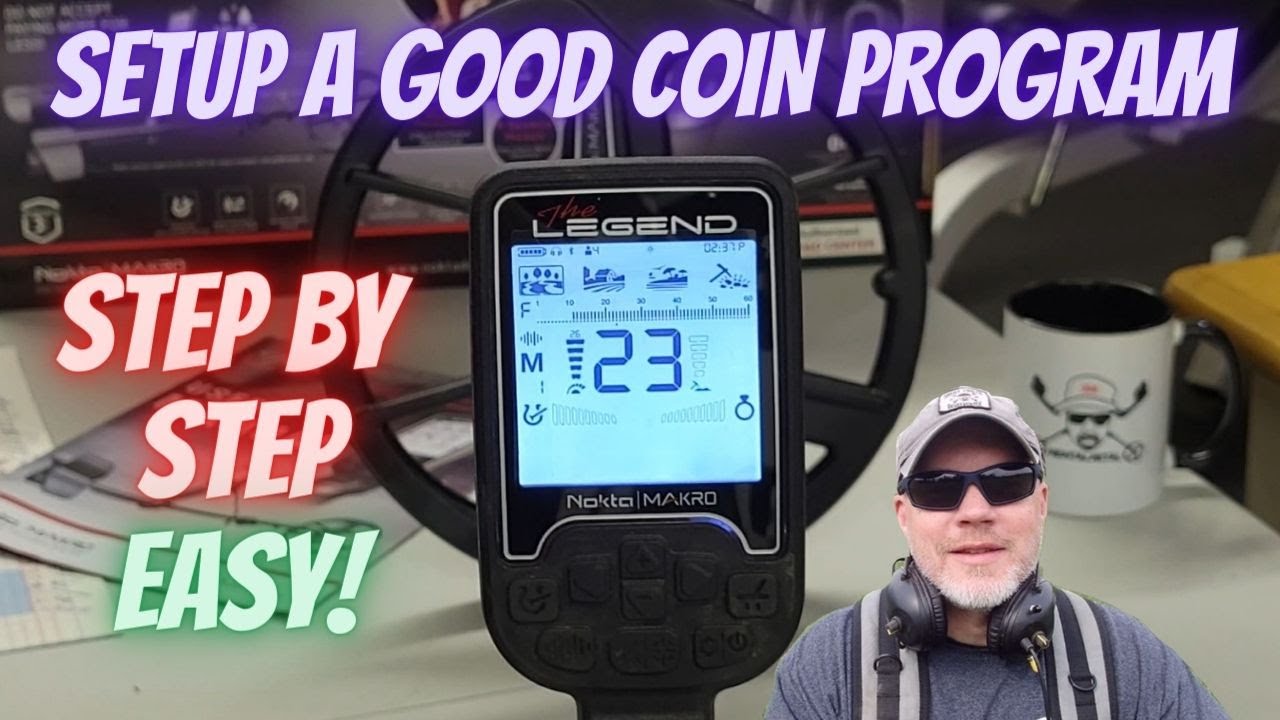 Nokta Makro Legend: How-to Setup a Coin Program - Tutorial - Step by ...