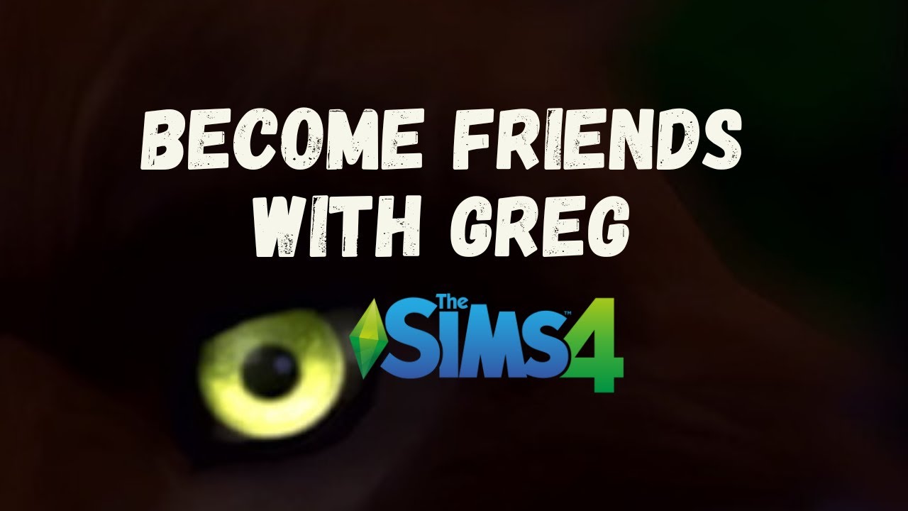 How to Become Friends with Greg the Werewolf - The Sims 4 - YouTube