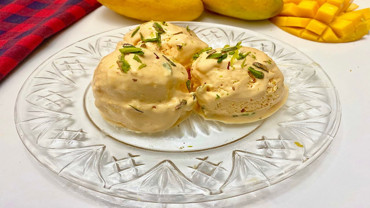 Mango Malai Ice Cream Recipe | Easy And Perfect Mango Ice Cream ...