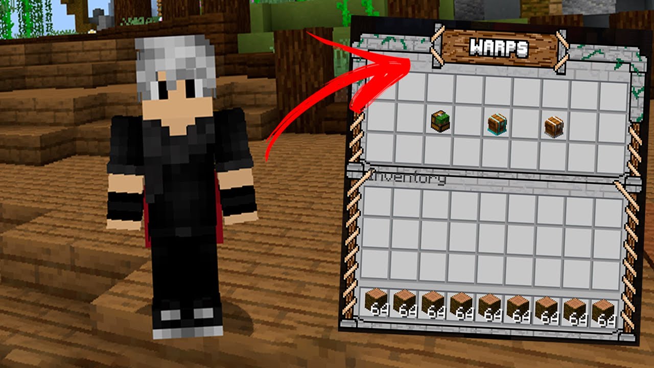 COMO COLOCAR IMAGEM NO MENU GUI NO SERVIDOR "WARPS, KITS ETC..." - YouTube