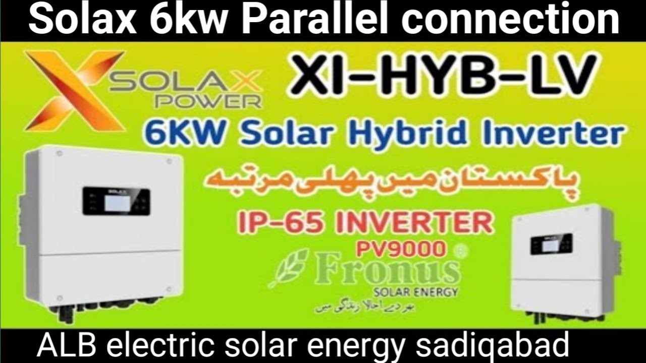 Solax power 12kw hybrid inverter | Solax 6kw parallel connection ...