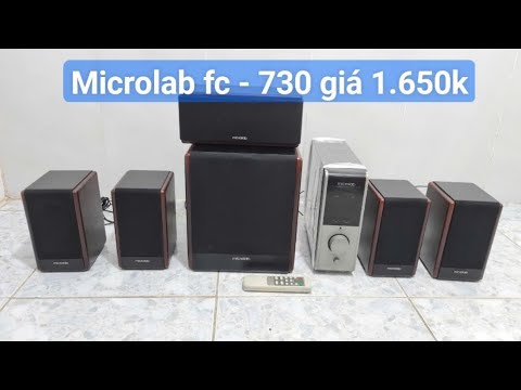 Dàn âm thanh 5.1 MICROLAB FC-730 giá_1.650k(đã_bán) - YouTube