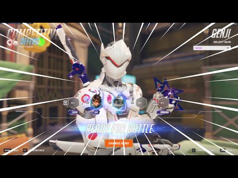 RANK 56 DPS Khaled PRO GENJI ft. POTG! Overwatch 2 Season 16 Gameplay ...