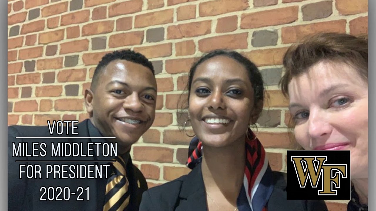 Miles Middleton for President Wake Forest - YouTube