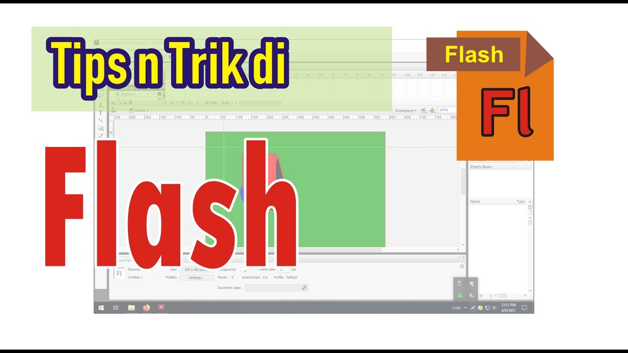 Animasi : Magic Tips n Trick Flash - YouTube
