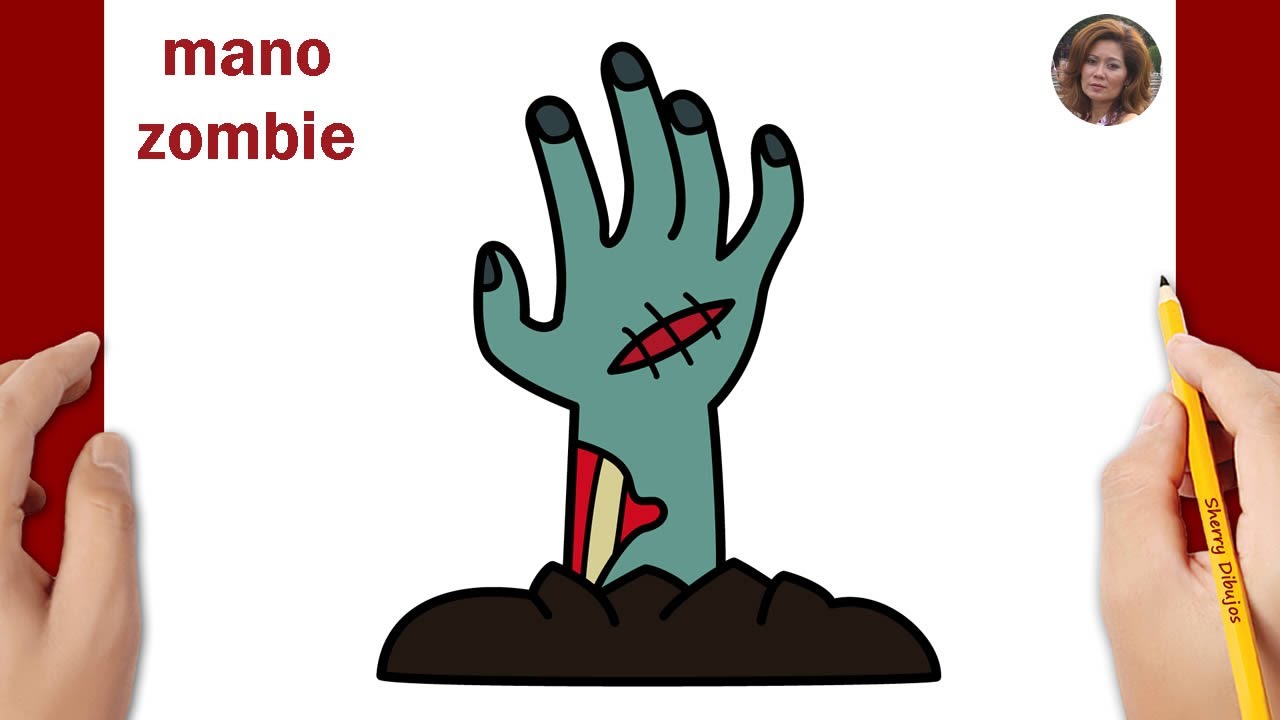 Cómo dibujar una mano de zombie de Halloween | Cómo dibujar un zombie ...