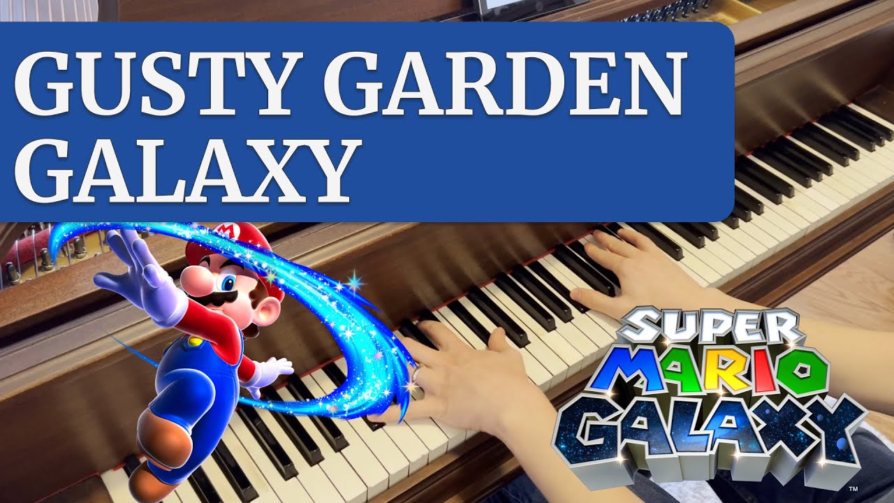 Gusty Garden Galaxy (Super Mario Galaxy) | Solo Piano Cover - YouTube