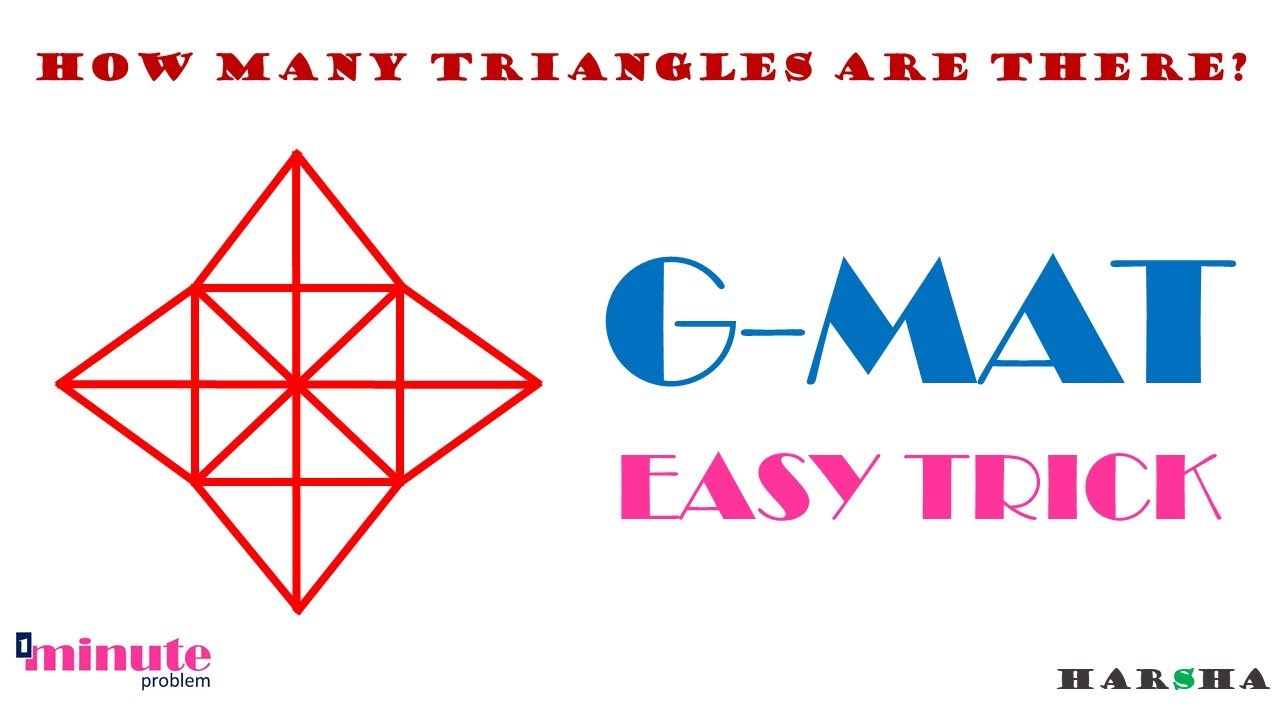 HOW MANY triangles ARE THERE? - 11 - YouTube