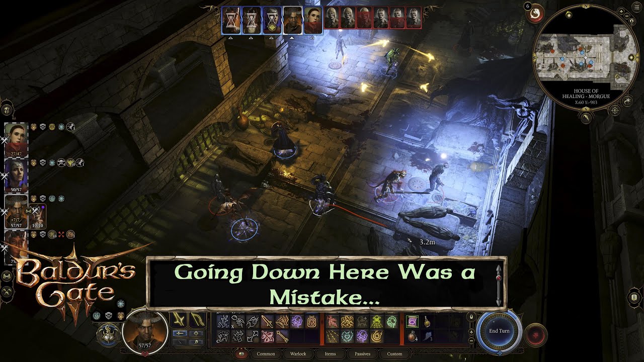 Exploring the House of Healing Morgue — Baldur's Gate III (4K HDR ...
