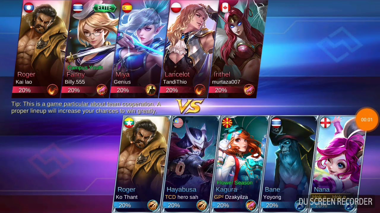 Nana Solo Fighter Lord Mobile Legend Youtube