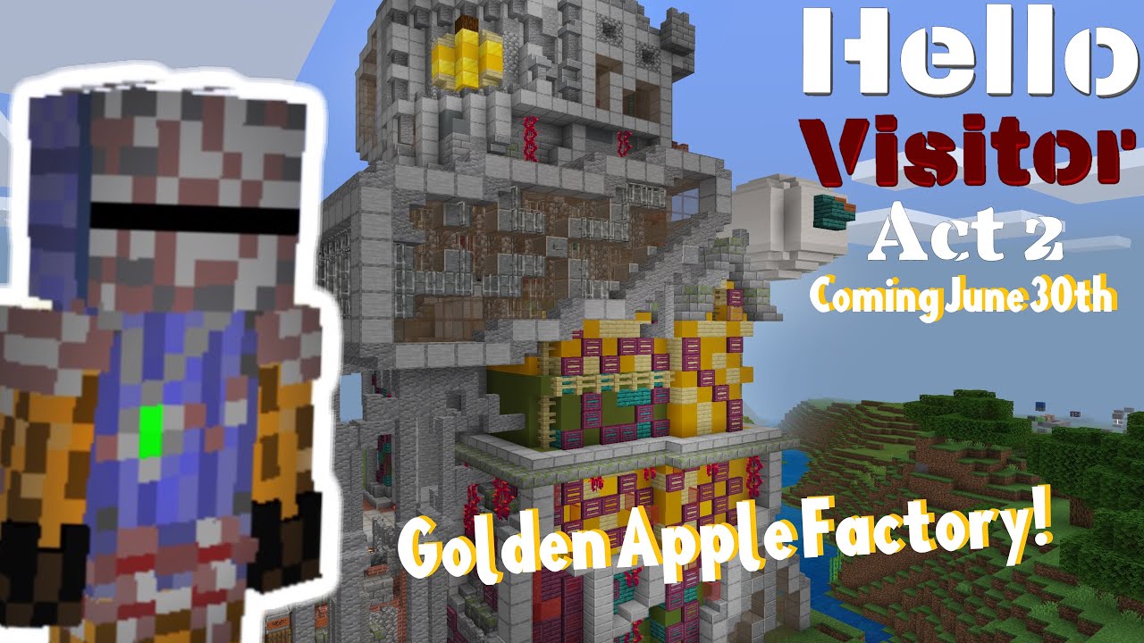 Hello Visitor Act 2 FULL TRAILER! (Hello Neighbor Minecraft Map Spin ...