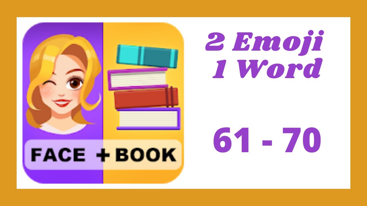2 Emoji 1 Word Level 61 - 70 Answers - YouTube