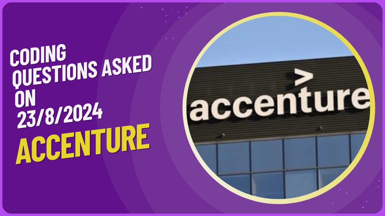 Accenture Coding Questions 2024 Coding Question Asked In Accenture