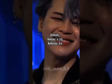 BTS üyelerinin boyları ve kiloları~