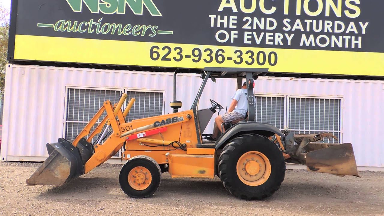 Case 570MXT Grade Tractor at Public Auction - YouTube