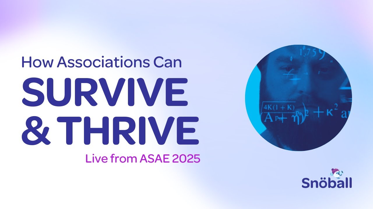 The Future of Associations | Snö On The Ground at ASAE 2025 - YouTube