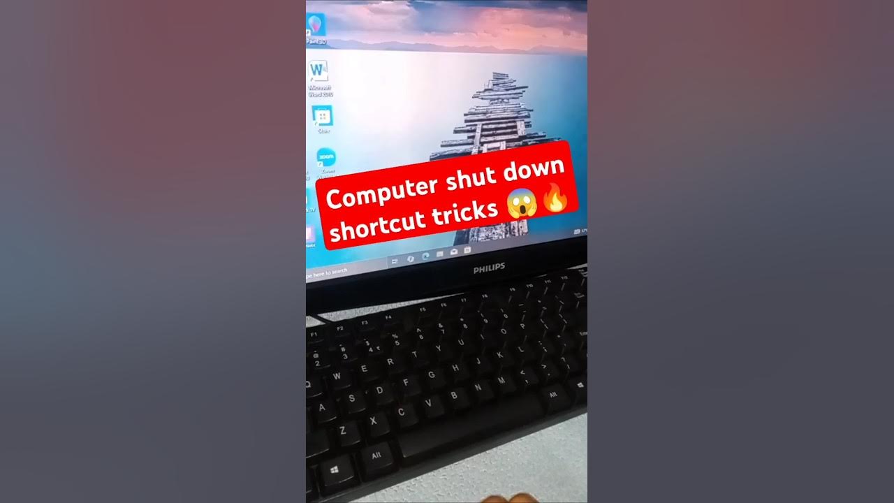 Computer shutdown keyboard shortcuts #shutdown #tricks #shorts #pc - YouTube