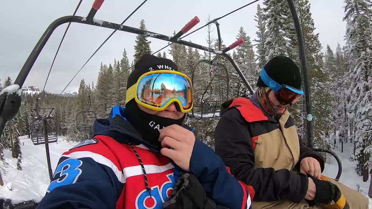 Boreal Snowboarding Cedar Ridge and Mainlift W/Mark and Eli - YouTube
