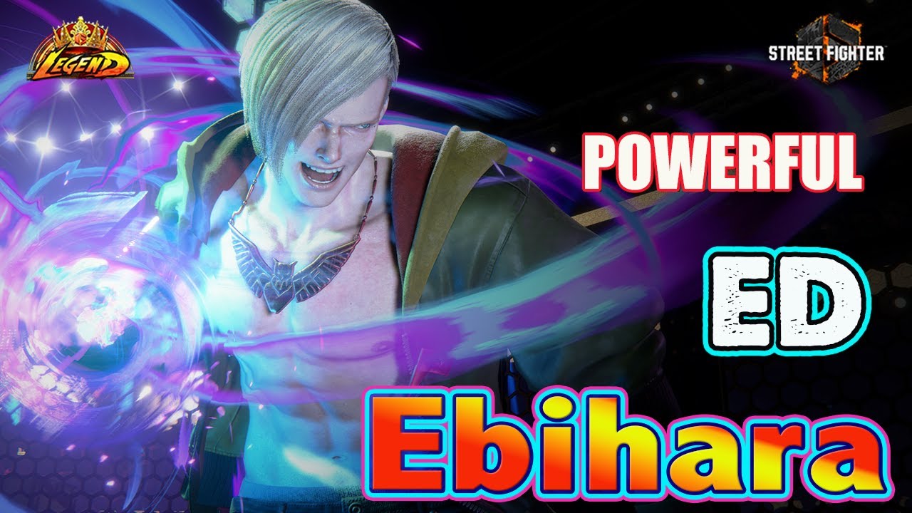SF6 ED Gameplay at Peak Level 🔥 EBIHARA ED World Best 👊 SF6 High Level ...