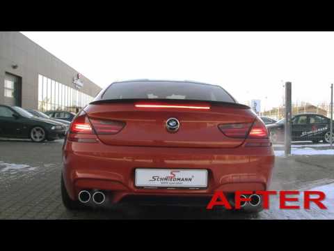 BMW F13 M6 with Eisenmann RV -Race Version- sportexhaust 4X90MM