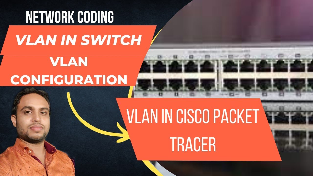vlan configuration in cisco packet tracer | vlan configuration - YouTube