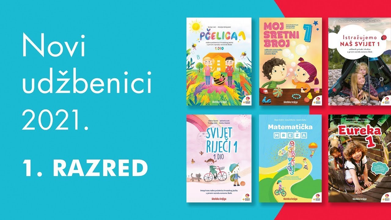 Novi udžbenici za 1. razred razredne nastave - YouTube