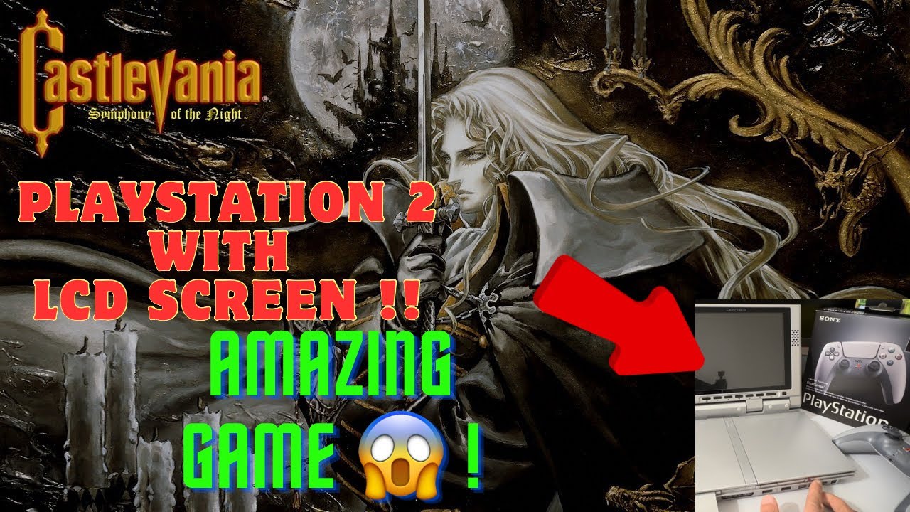 CASTLEVANIA Symphony of the night 😱PS2 LCD SCREEN - Joytech #gaming # ...